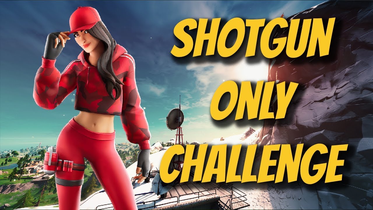 SHOTGUN ONLY CHALLENGE! RUBY SKIN (Fortnite Battle Royale Chapter 2 ...