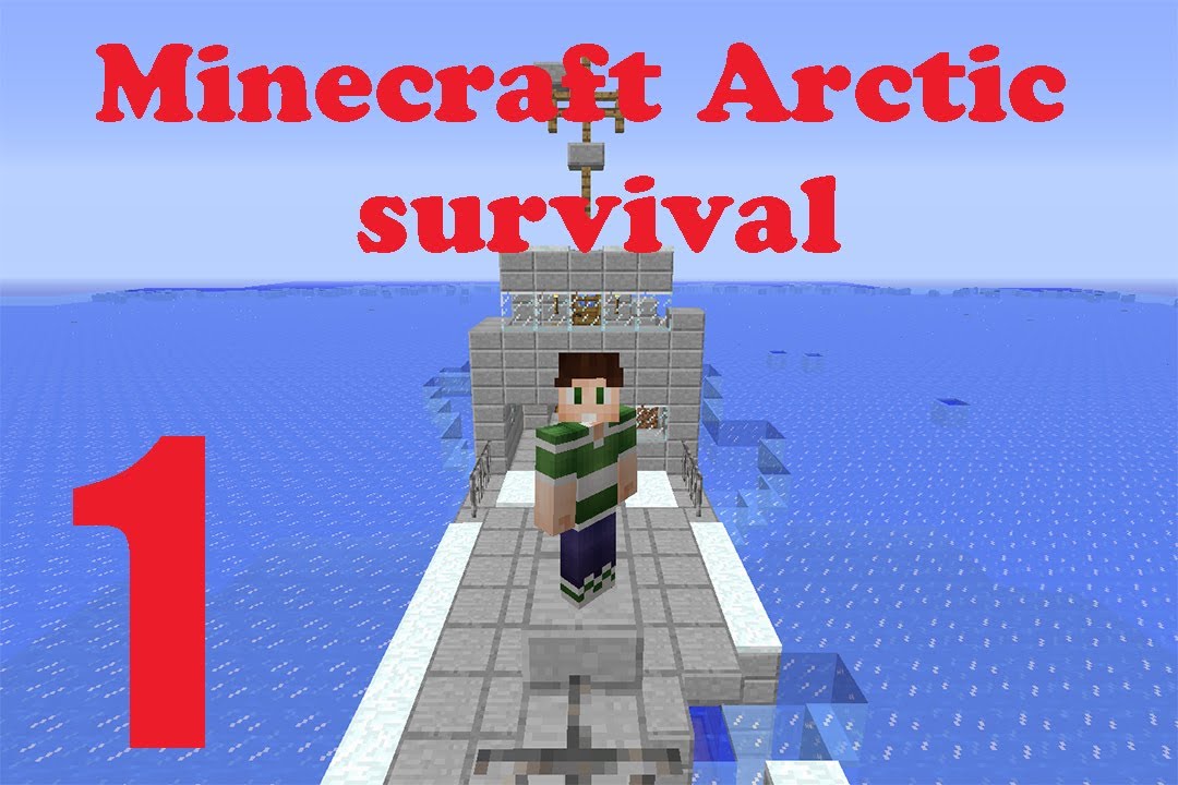 Minecraft Arctic Survival! Episode 1 - YouTube
