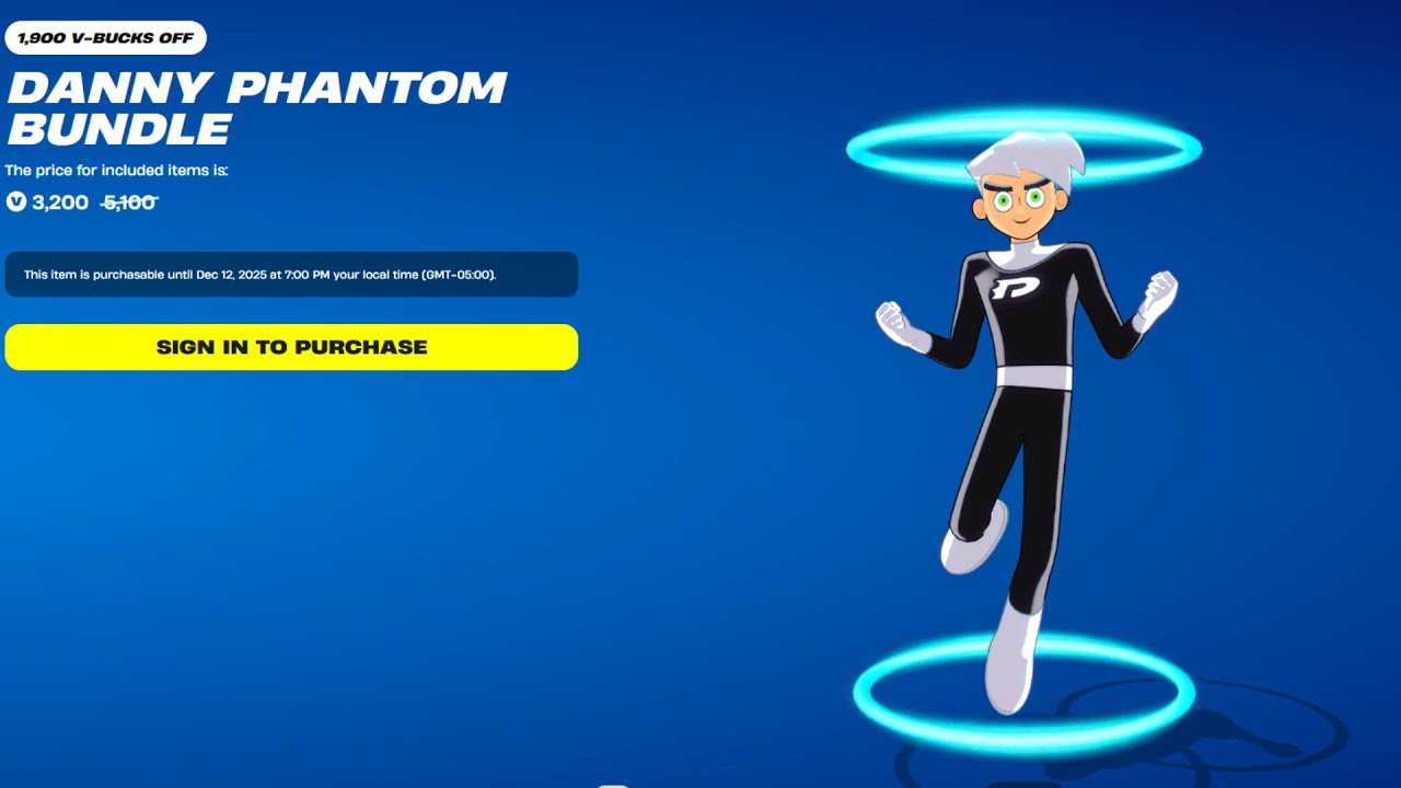 NEW Danny Phantom Emote - YouTube