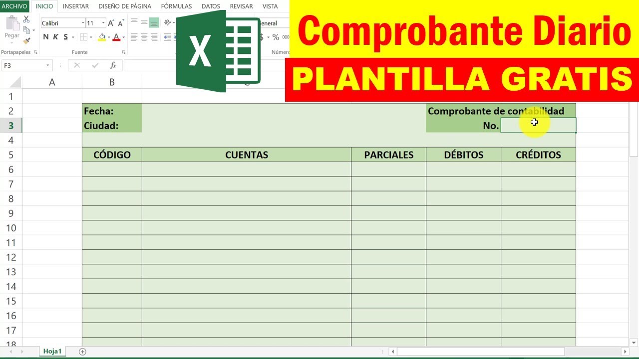 COMPROBANTE DE CONTABILIDAD - YouTube