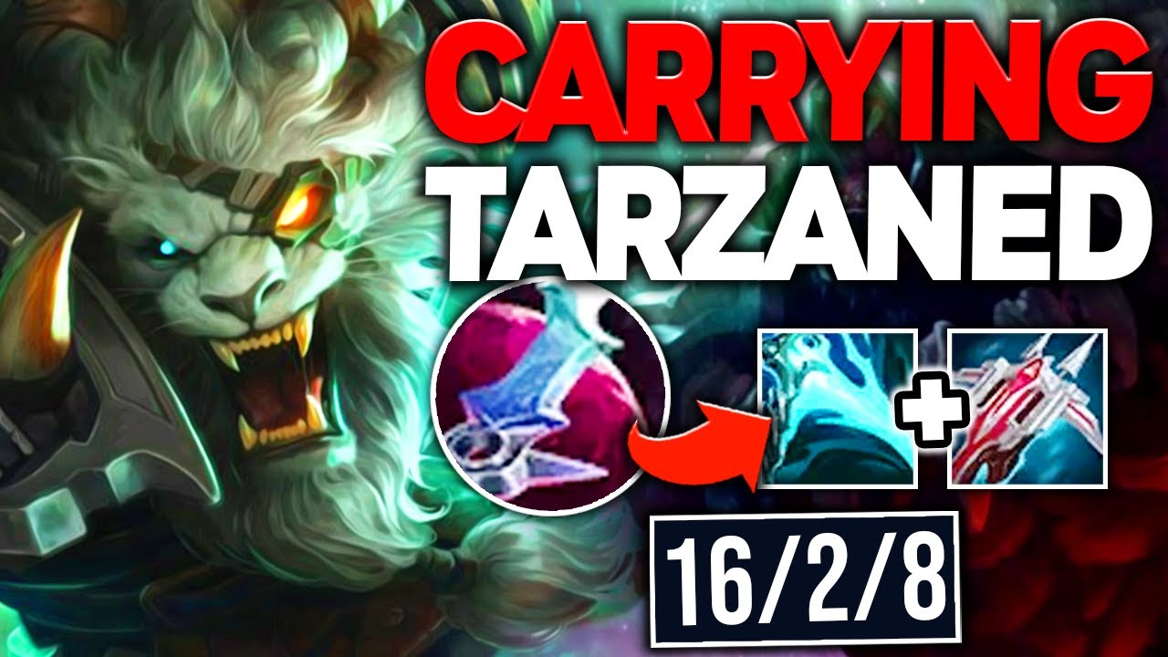 HARD CARRYING TARZANED IN CHALLENGER SOLO QUEUE | Scrubnoob - YouTube