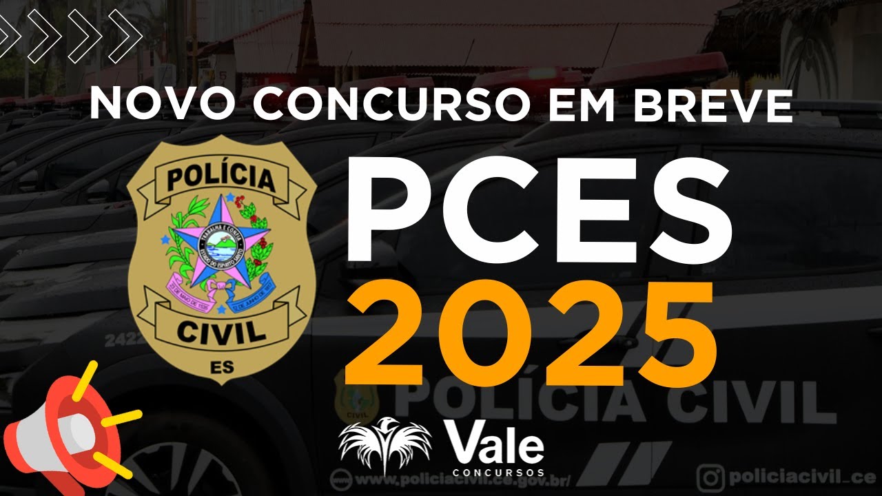 PCES - NOVO EDITAL EM BREVE - YouTube