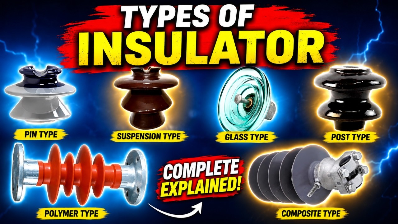 Types of Insulators Based on Materials | Electrical Knowledge - YouTube