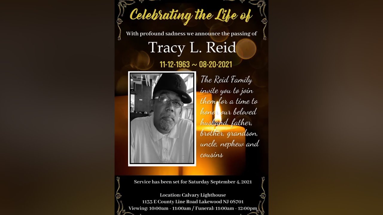 The Celebration of Life For Tracy L. Reid - YouTube