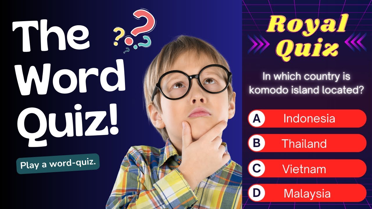 General Knowledge Word Quiz, Knowledge and Interesting Quiz in English ...