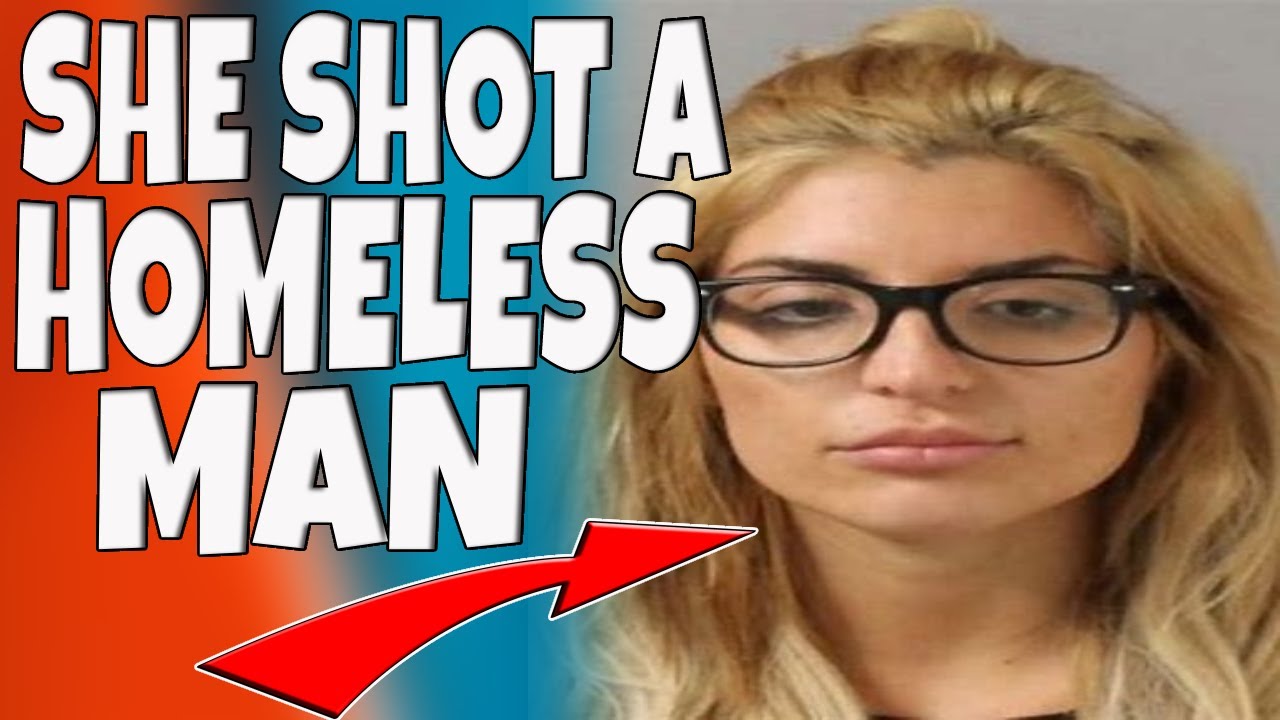 LADY SHOOTS HOMELESS MAN!! Lady shot a homeless man and received 18 ...