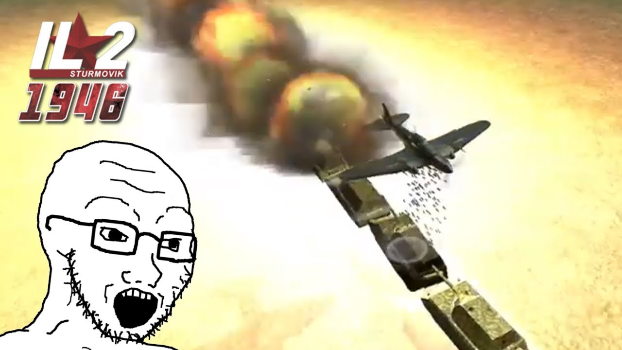 PTAB cluster bombs vs 100 Maus | Il-2 Sturmovik: 1946 - YouTube