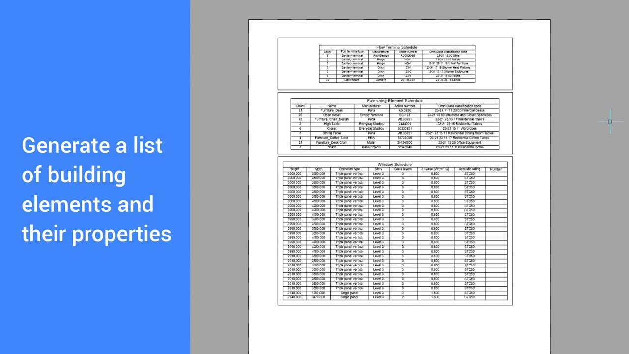 BIM Schedules - BricsCAD BIM - YouTube