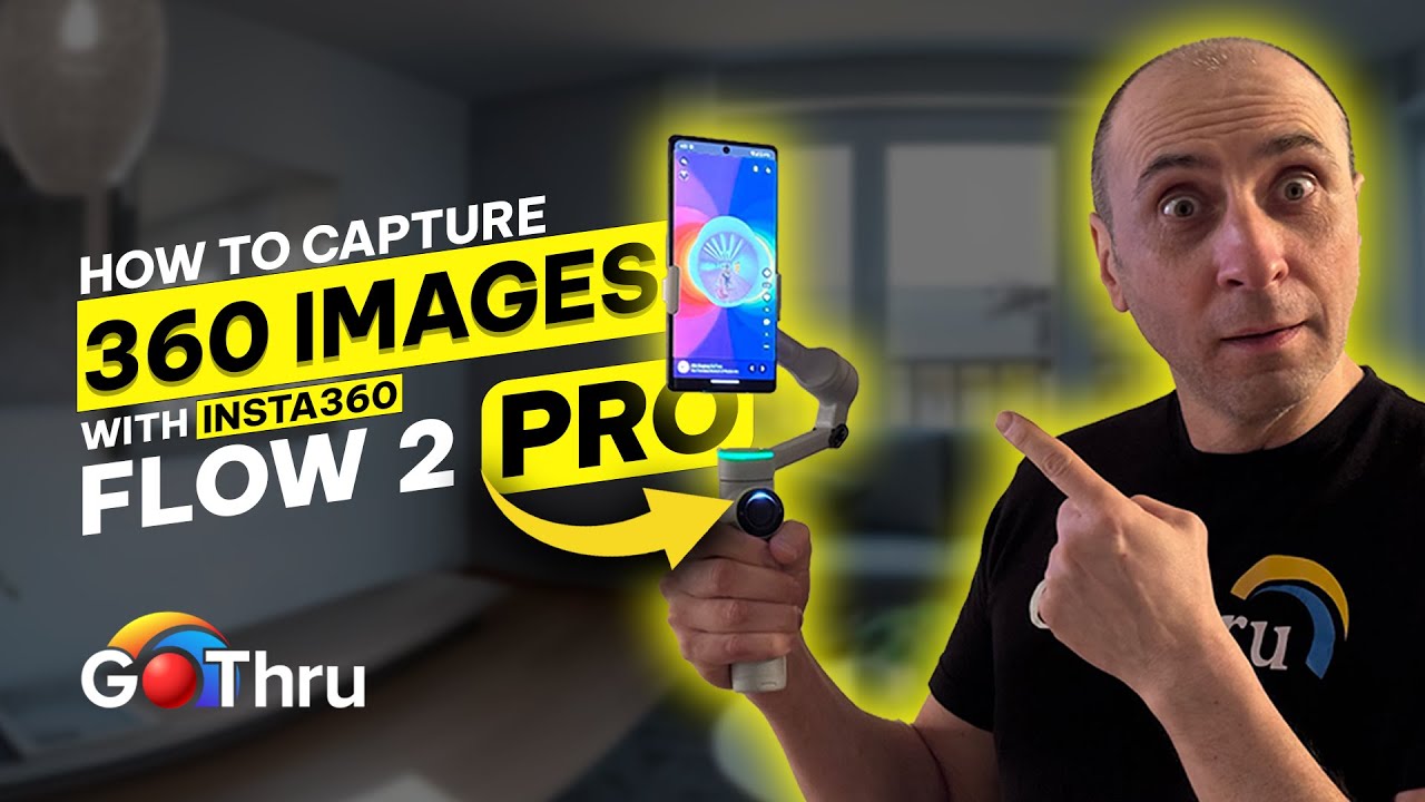 Hot to create 360 images with Insta360 Flow Pro 2 - YouTube