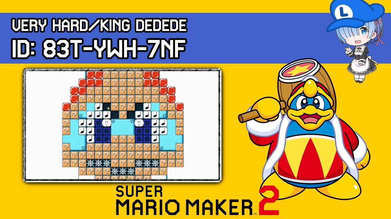 Very Hard/King Dedede - Super Mario Maker 2 MUSIC Level Showcase - YouTube