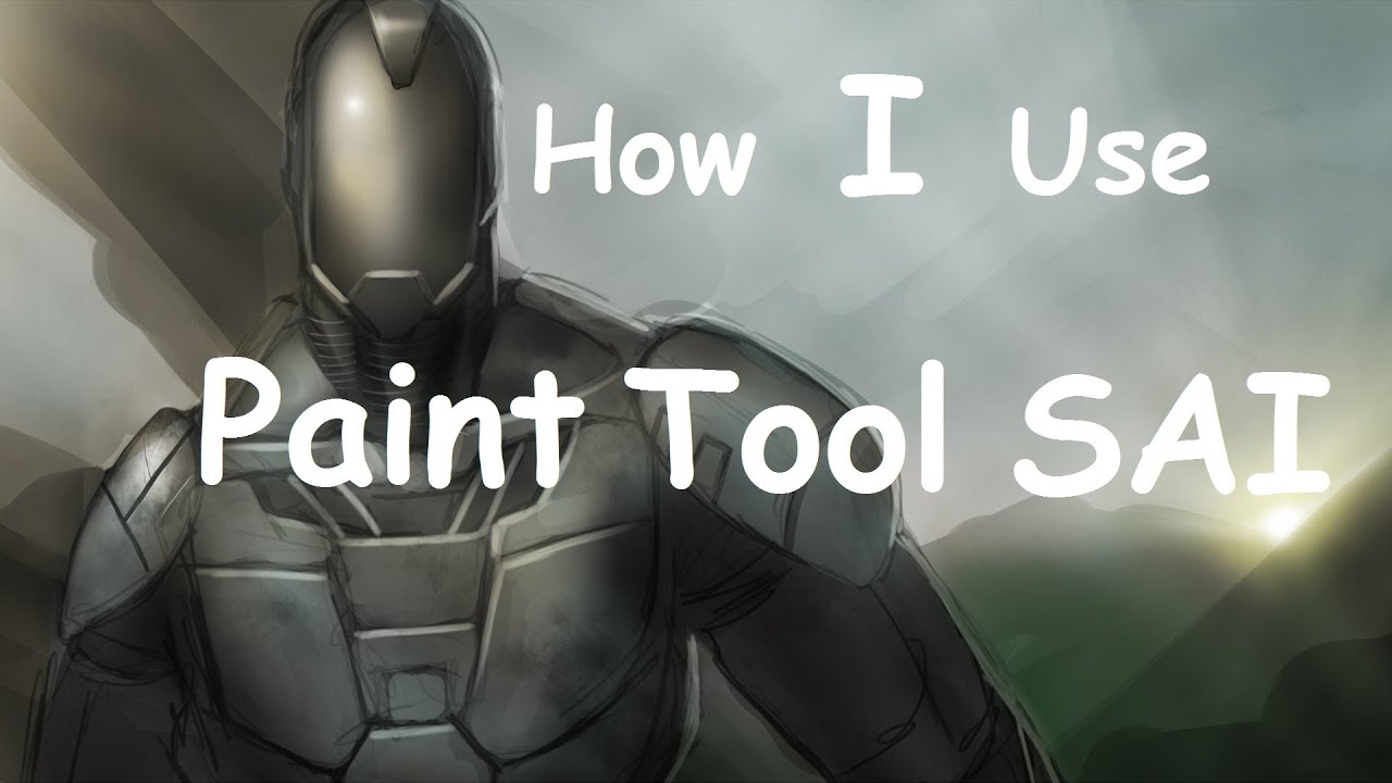 How I Draw w/ PaintTool SAI - YouTube