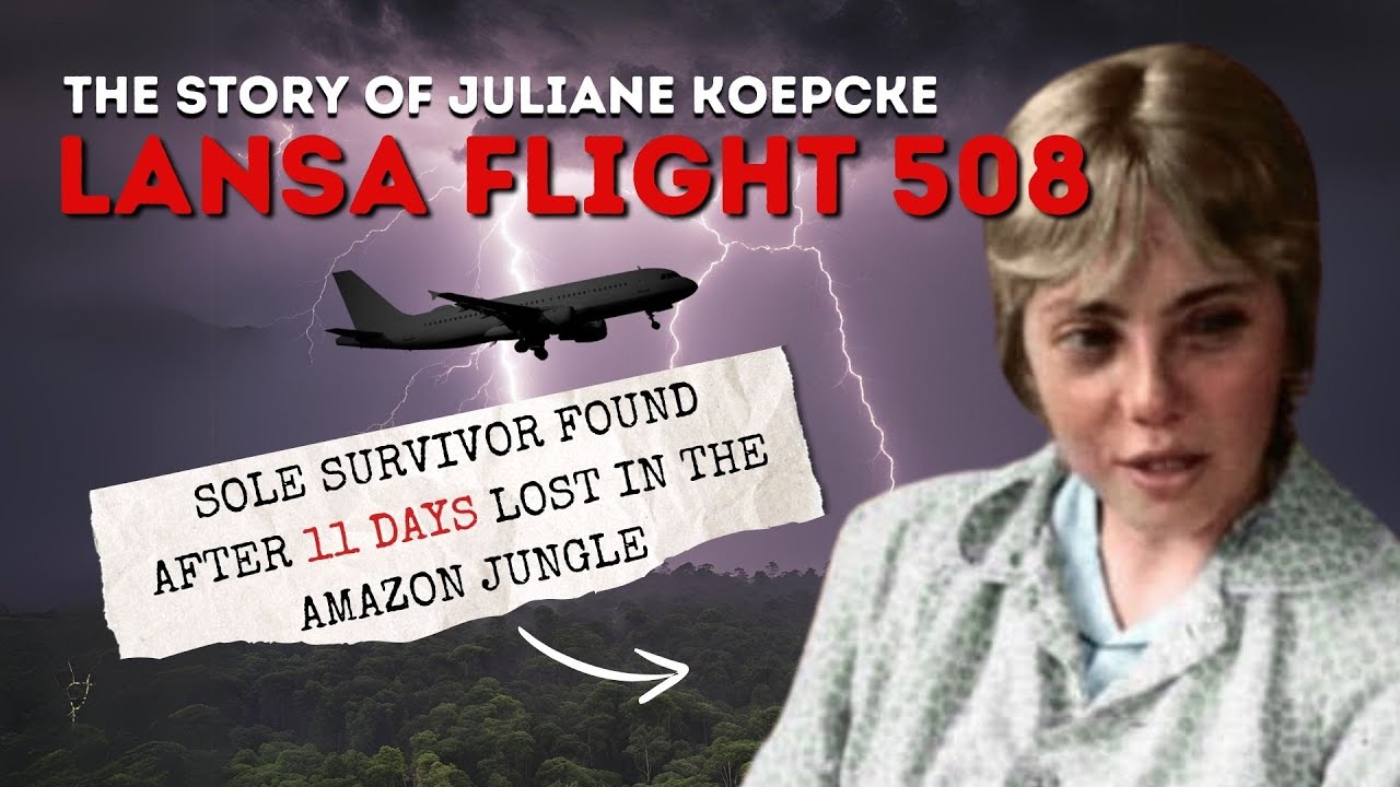 SHE SURVIVED A 2 MILE FALL & 11 DAYS IN THE AMAZON | Juliane Koepcke and LANSA Flight 508. - YouTube