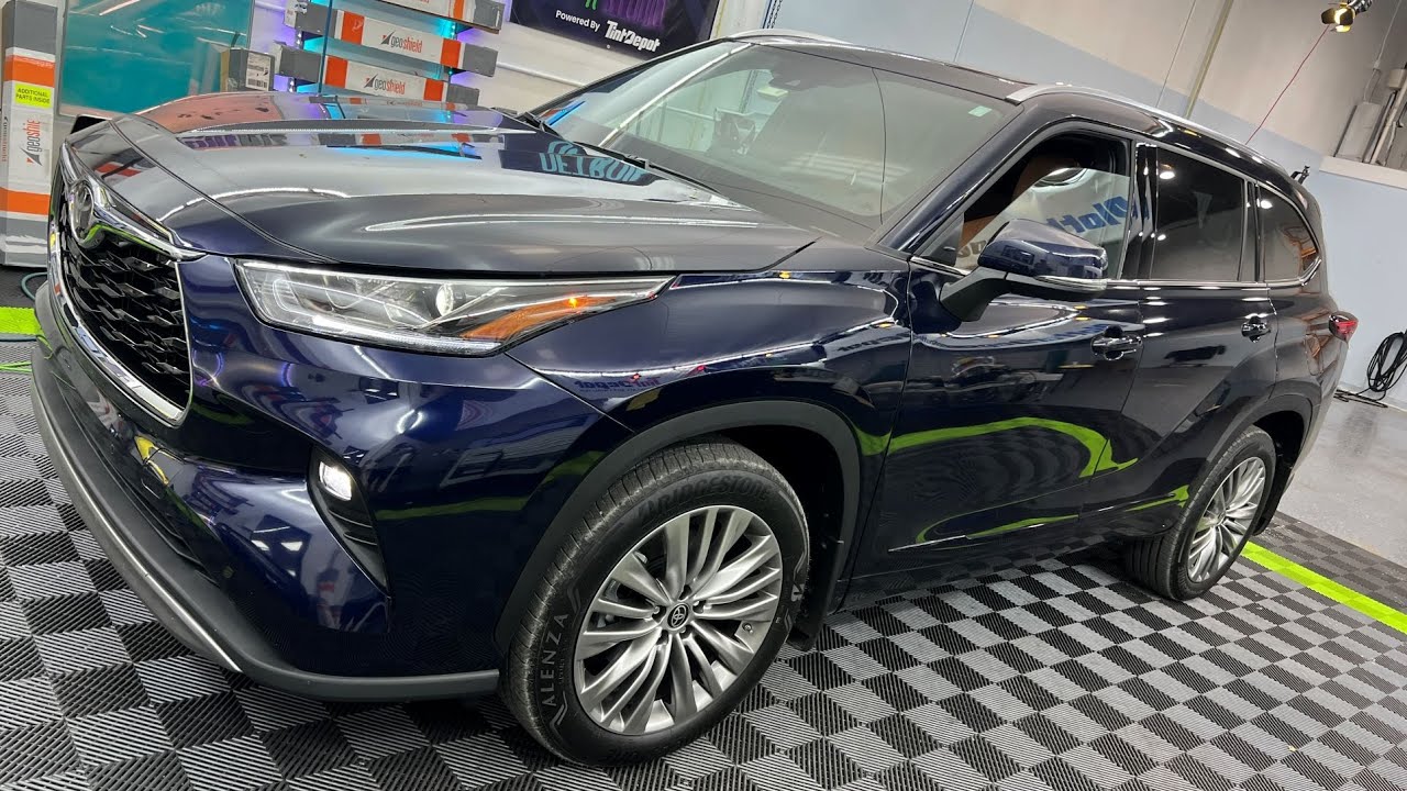 Toyota Highlander Carbon Window Tint - YouTube