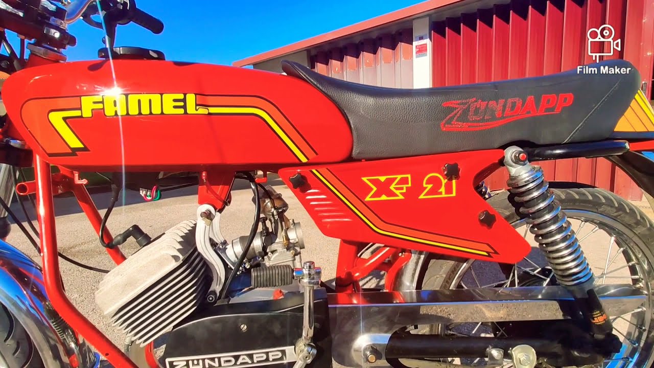 Famel XF-21 na estrada - YouTube