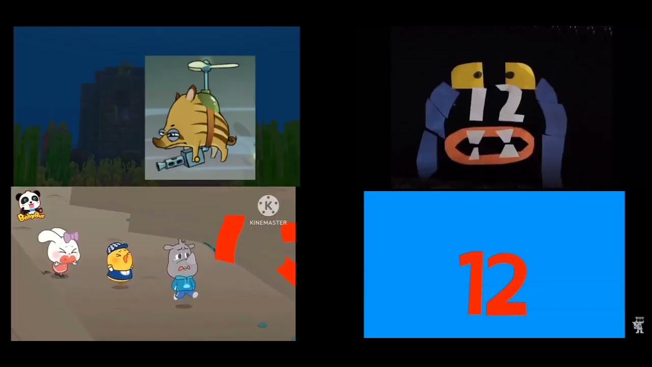 My abstract Count 20 Quadparison V1 - YouTube