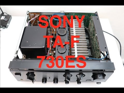 Sony TA-F730ES High End Amp - A look Inside - YouTube