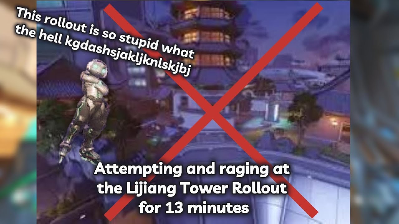 Struggling at the Lijiang Tower Lucio Rollout for 13 minutes straight ...