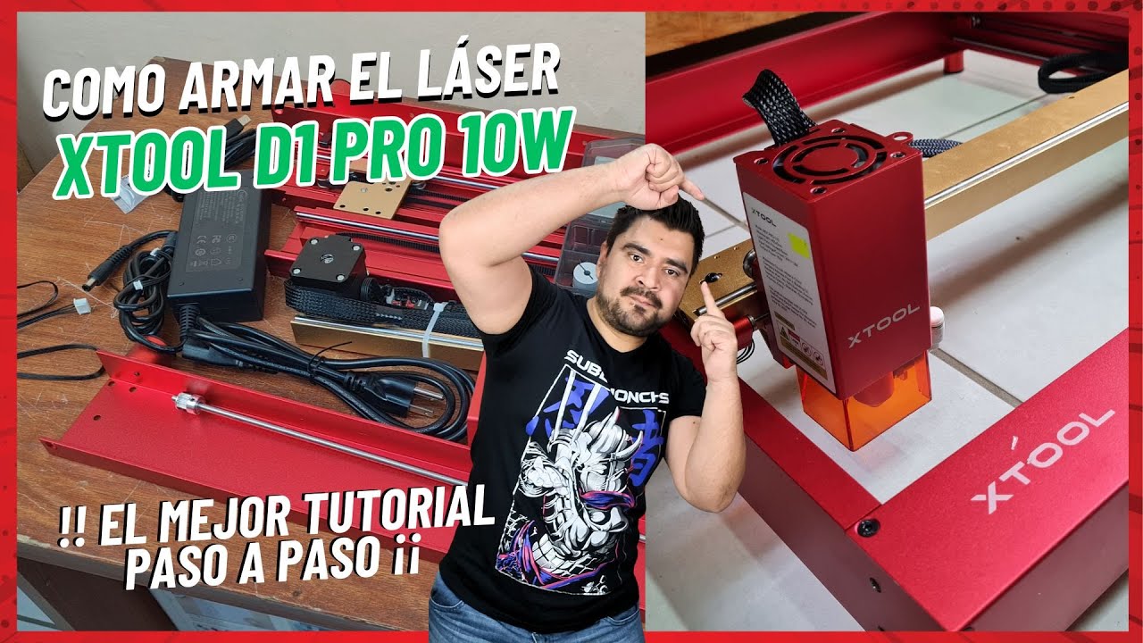Cómo Armar o Ensamblar el LASER XTOOL D1 PRO 10 Watts de DIODO 🔥 EL ...