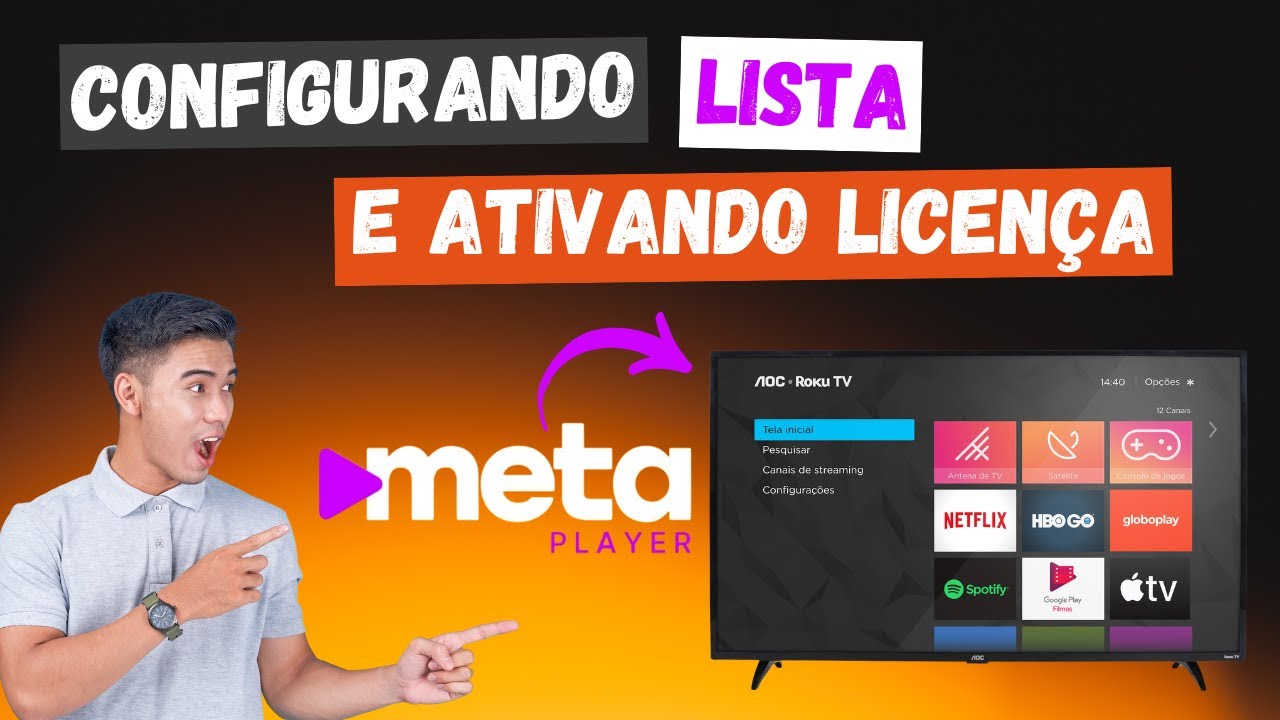 Meta Player Como Ativar e Adicionar Lista - YouTube
