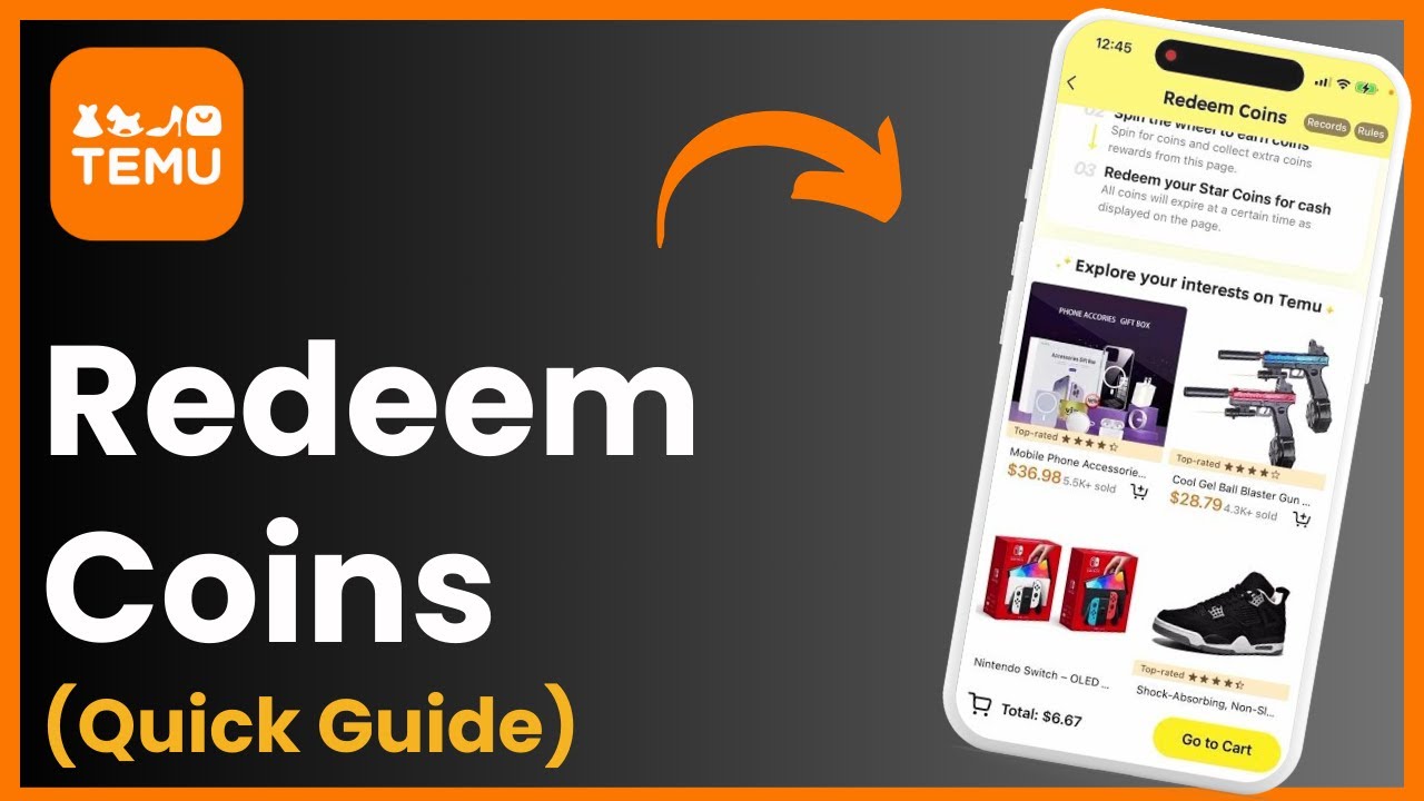 How To Redeem Temu Coins ! - YouTube