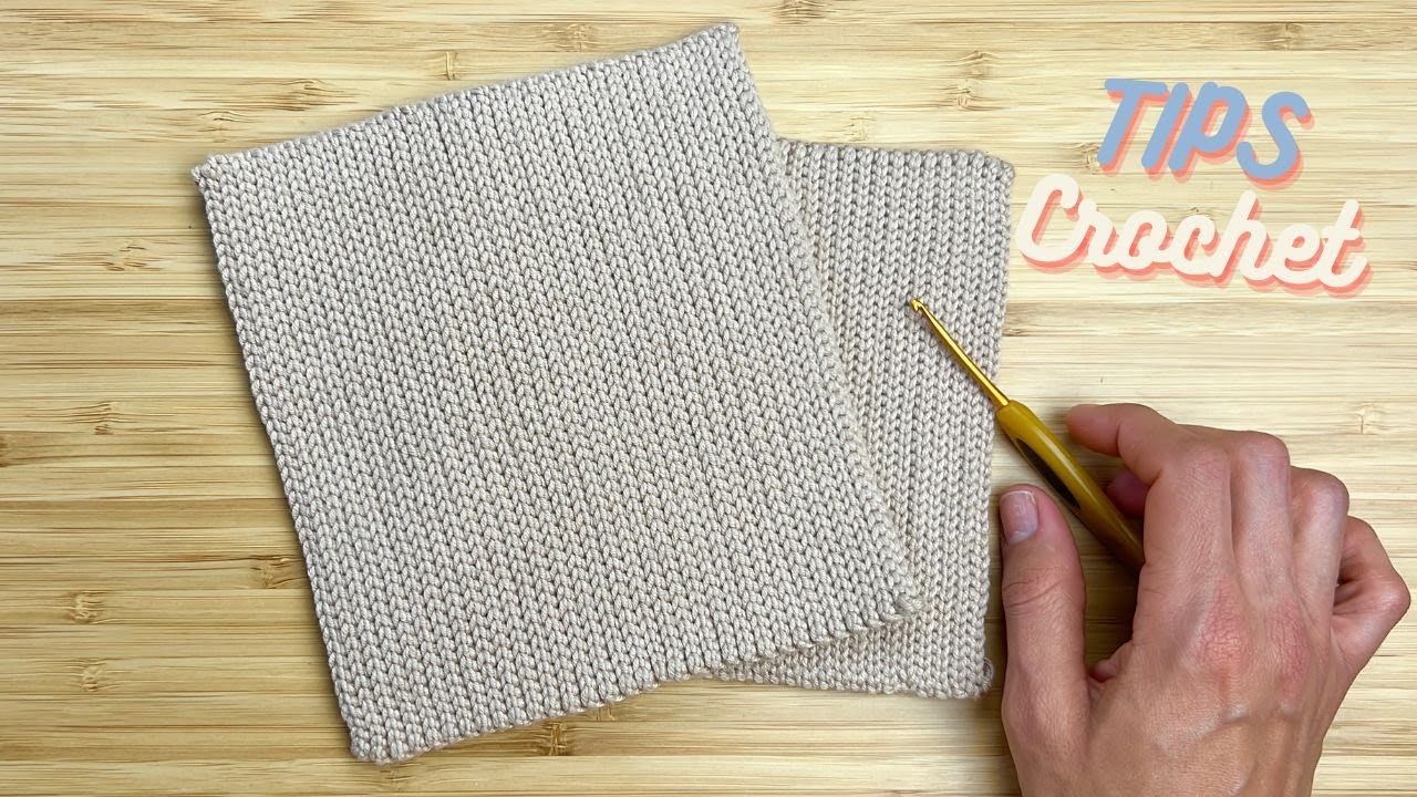 💥 Los mejores consejos para dominar el PUNTO JERSEY a CROCHET de forma ...