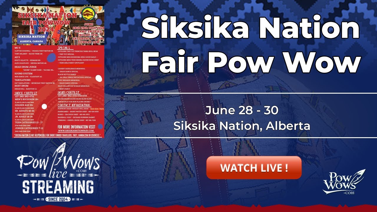 2024 Siksika Nation Fair Pow Wow - YouTube