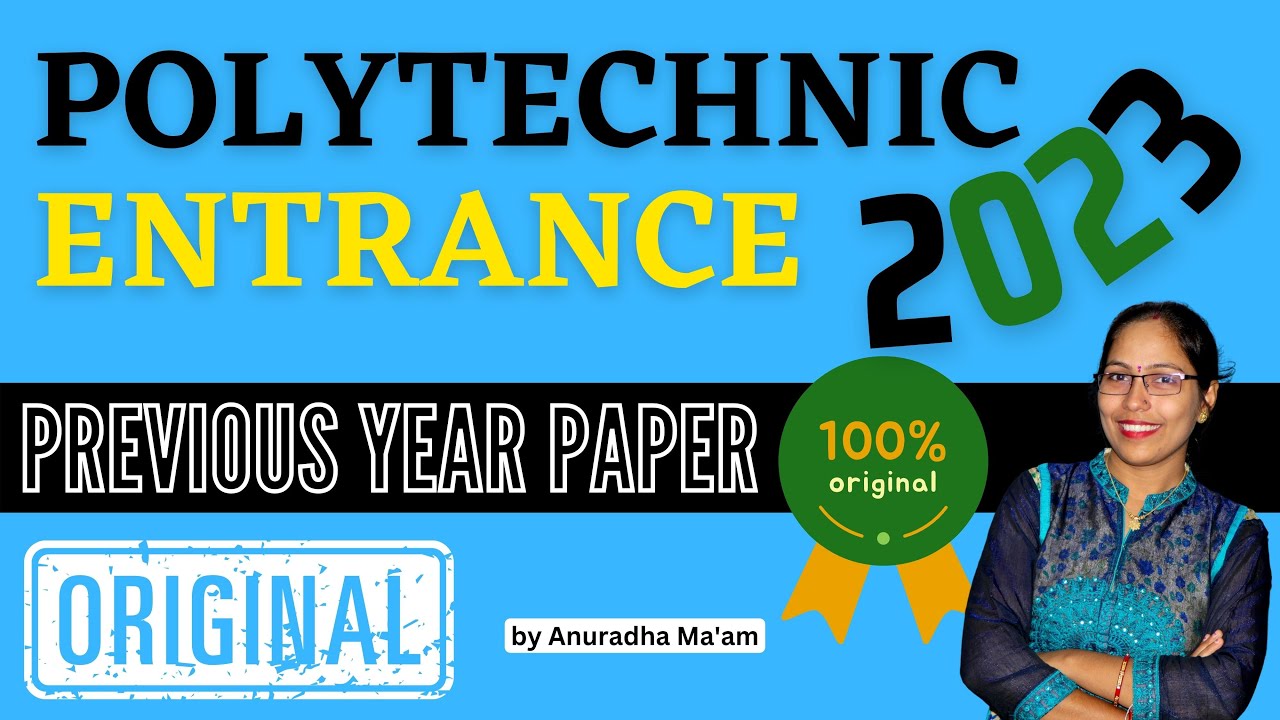 UP Polytechnic Previous Year Question Paper in Hindi and English Group ...