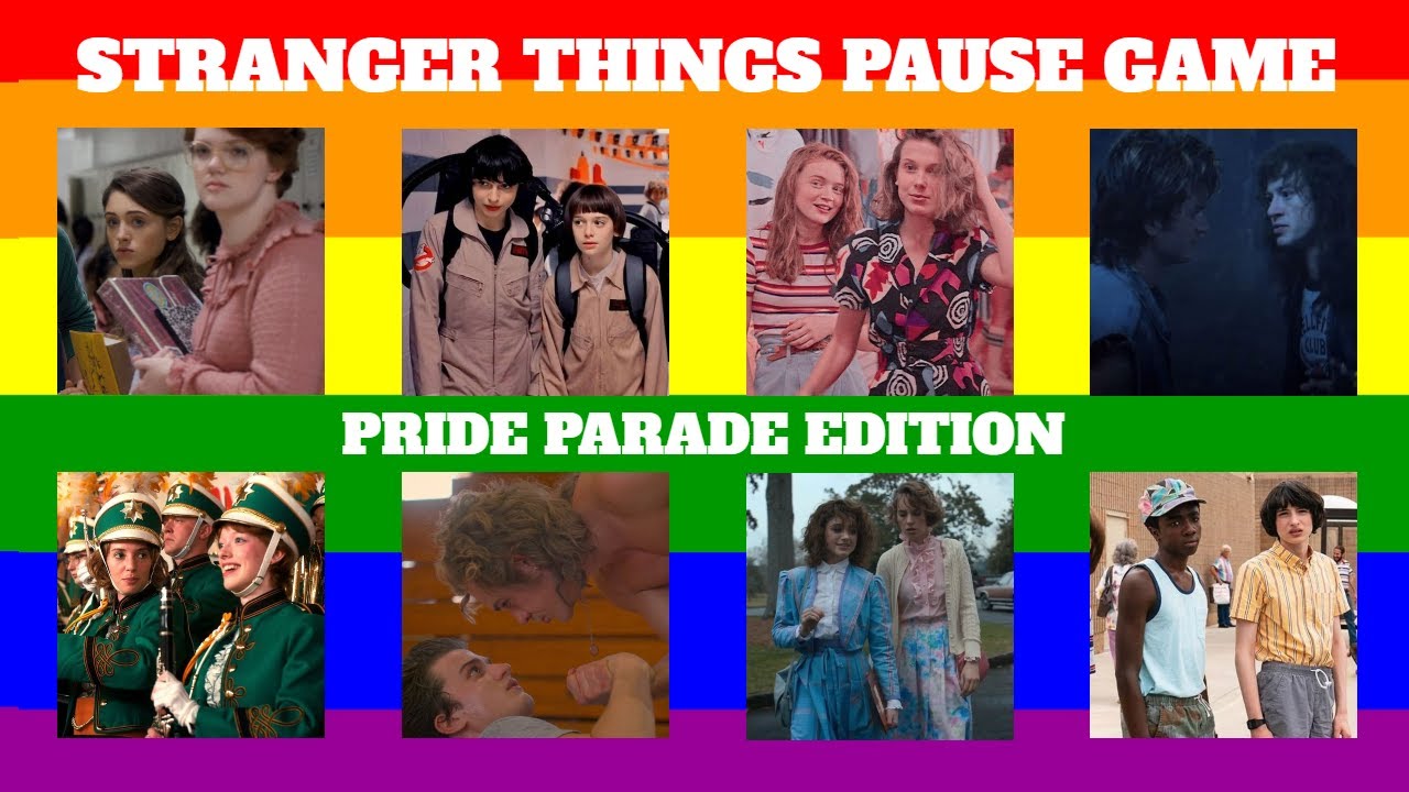 pride parade (stranger things) pause game - YouTube