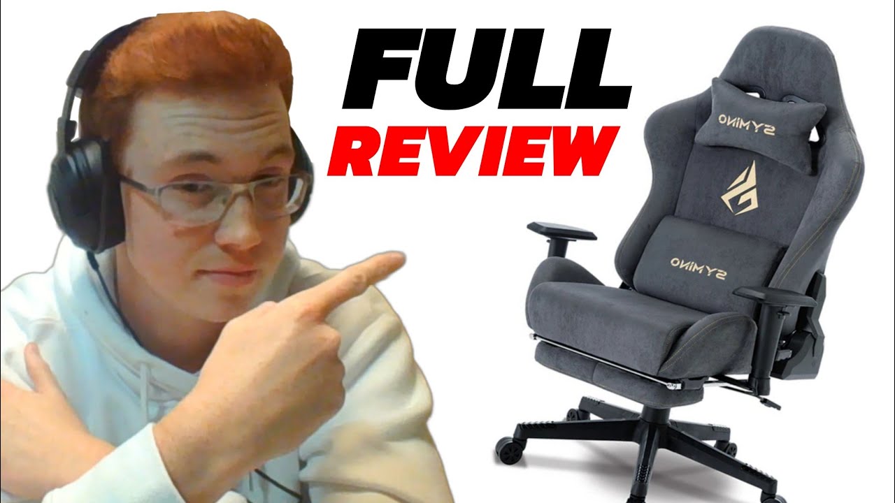 For this Price...Is Quite SOLID! Gaming Chair REVIEW Symino Grey Gaming ...