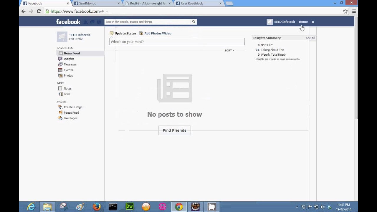 How to get Facebook data using JSP - YouTube