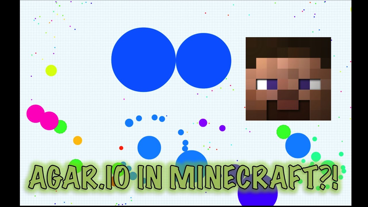 Agar.io in MINECRAFT! (Play Agario in Minecraft) - YouTube