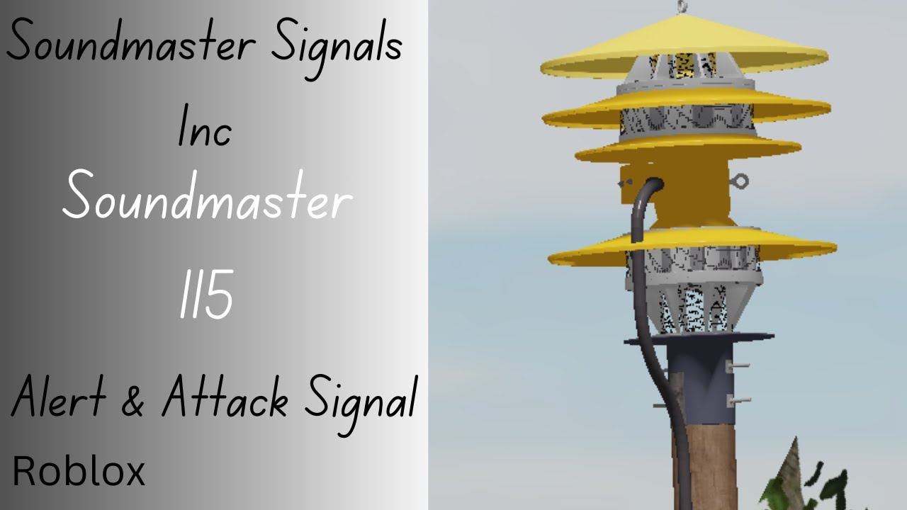 Soundmaster Signals Inc | Soundmaster 115 | Alert & Attack Signal ...