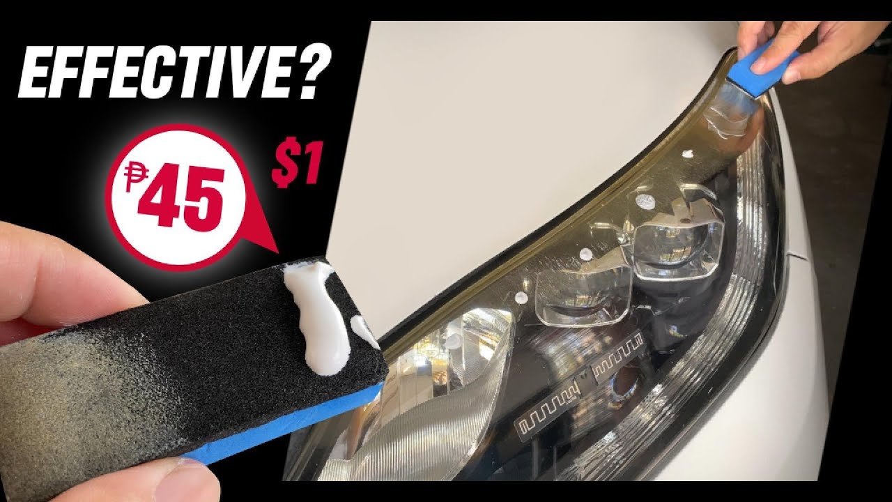 Save TIME and MONEY! DIY Headlight Cleaning/Restoration - YouTube