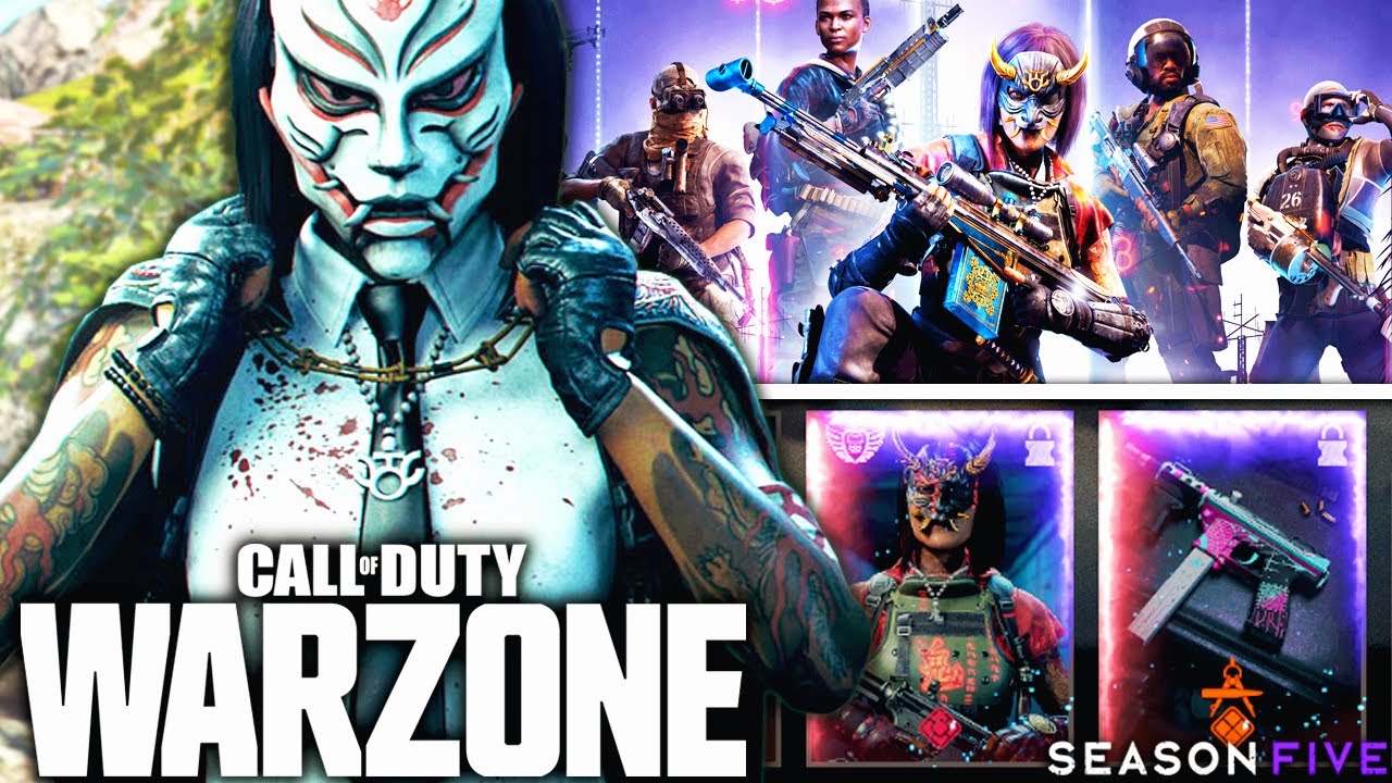Call Of Duty WARZONE: The FULL SEASON 5 BATTLE PASS! (WARZONE Season 5 ...