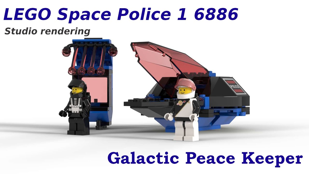 Lego® Space Police 1 6886 Galactic Peace Keeper #bricklinkstudio ...