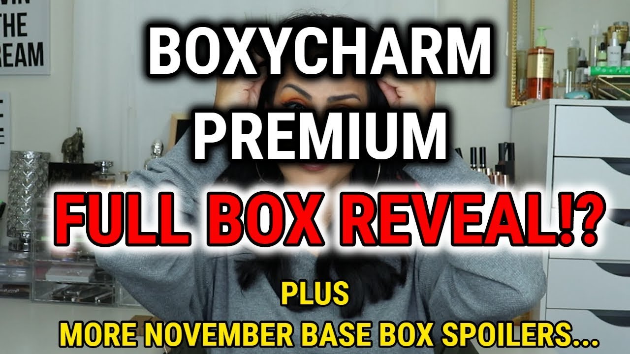 FULL BOX REVEAL!!! | November Boxycharm Spoilers Premium & Base Box ...