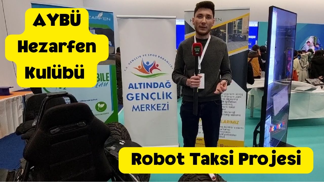 🟢AYBÜ Hezarfen Kulübü - Robot Taksi Projesi ABRA Autonomous 🚀6 ...