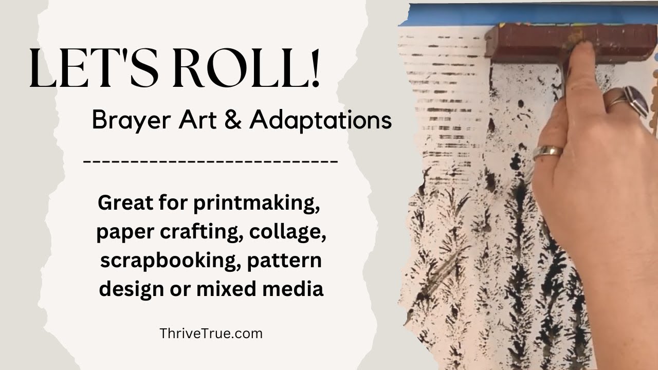 On a Roll! Brayer Art Experiments with Sumi Ink. Fun, Easy, and Great ...