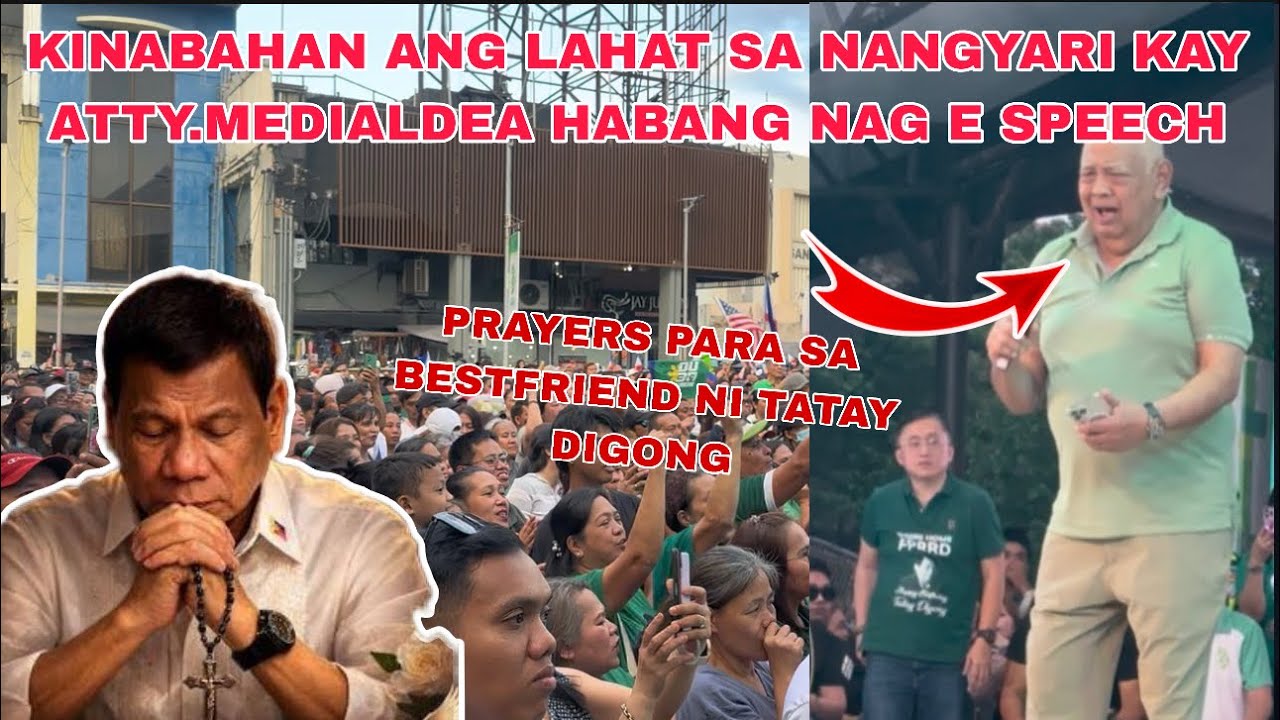 WATCH‼️BESTFRIEND Ni PRRD NA SI ATTY.MEDIALDEA NaGING EMOSYON BiGLANG ...