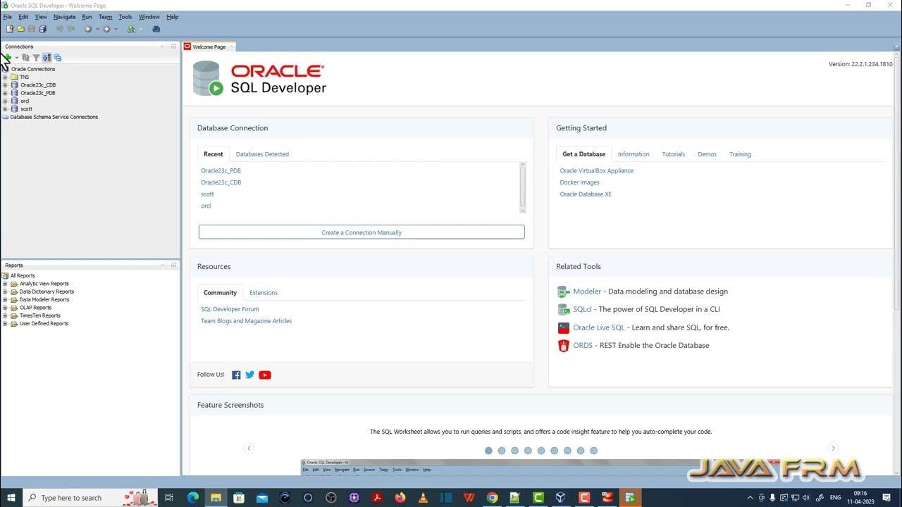Oracle Database 23c Free installation on Red hat Enterprise Linux 8 and connect with SQL ...