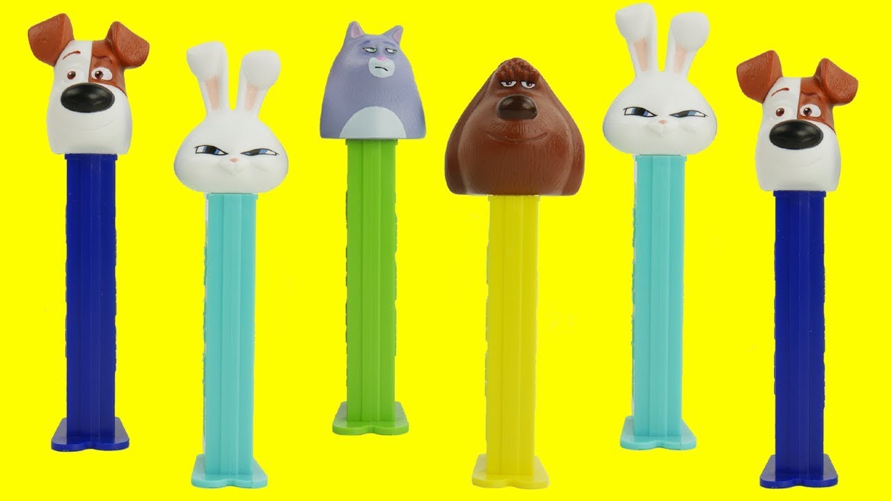 Best Candy Toys and The Secret Life of Pets Pez Candy Dispensers Toy ...