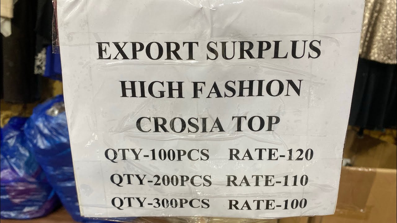 Export surplus Crosia Top for order +91 96251 45524 - YouTube