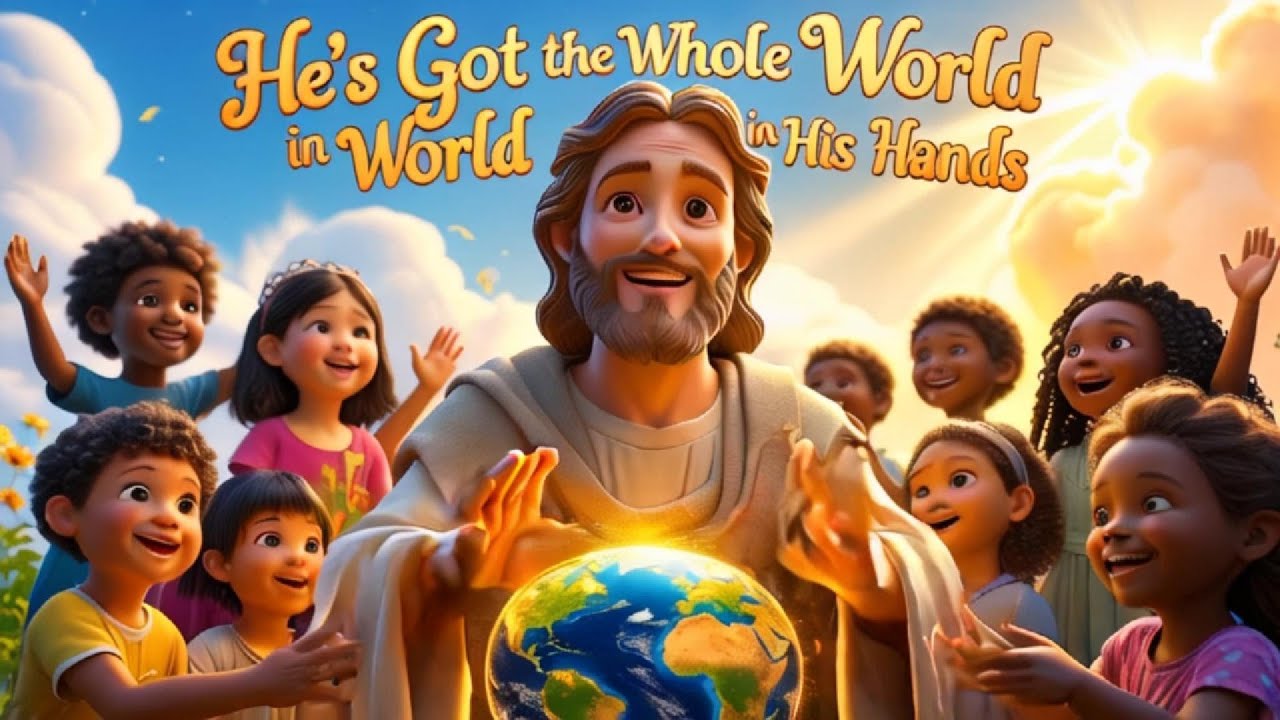 Kids Sing Along Bible Song "He Got The Whole World In His Hands" - YouTube