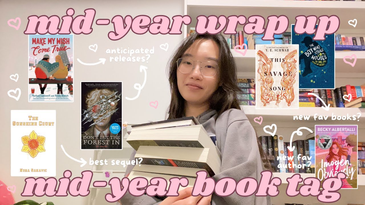 mid year wrap up + mid year book tag 📖 fav books, fav authors, and ...