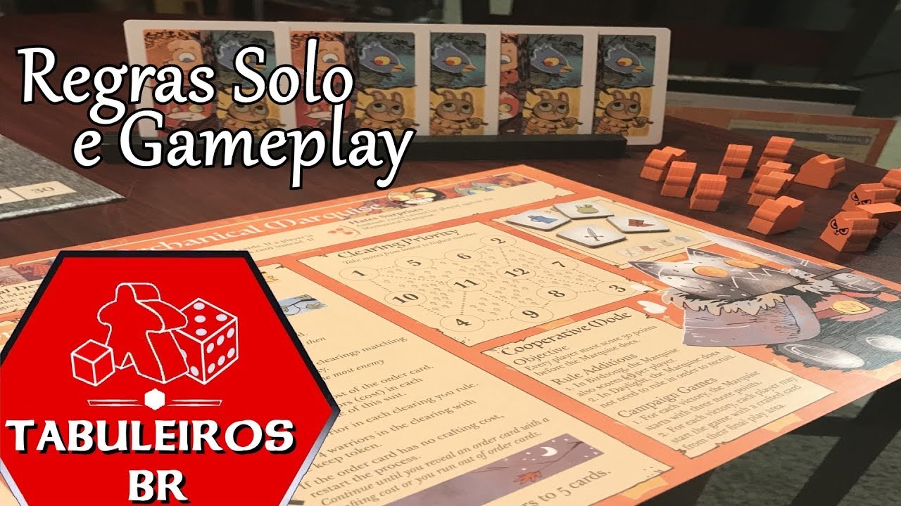 Root | Regras Solo e Gameplay Completo por Tabuleiros BR - YouTube
