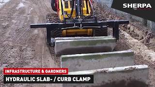 Hydraulic Slab/Curb Clamp 00725 - Sherpa Mini Loaders
