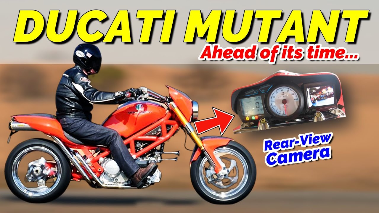 This DUCATI follows the cruiser style of its time.. Chromed details ...