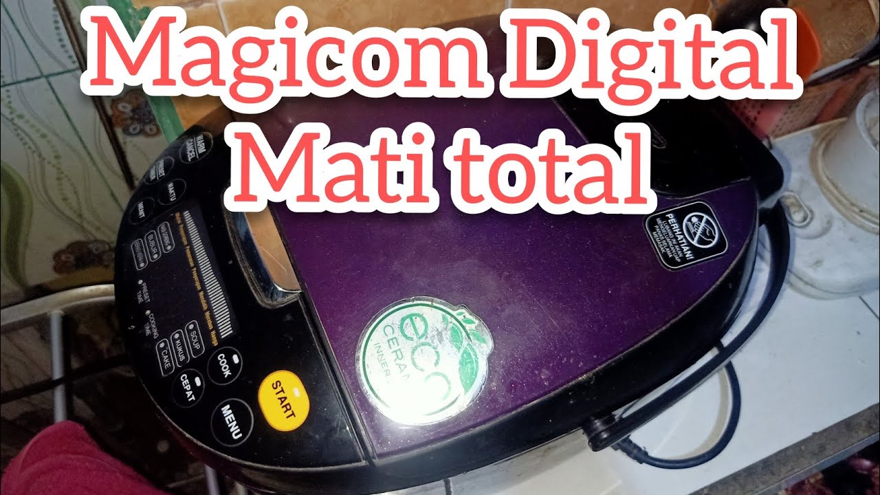 Servis Magicom digital mati total - YouTube