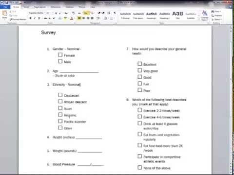 Coding a survey for SPSS or statistics - YouTube