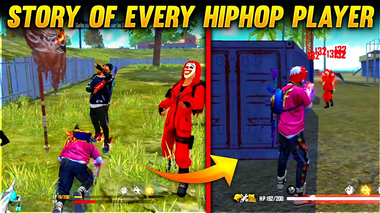 Story Of Every Hip-Hope Player 😳♥️ - Attitude Video Free Fire 😂- Garena ...